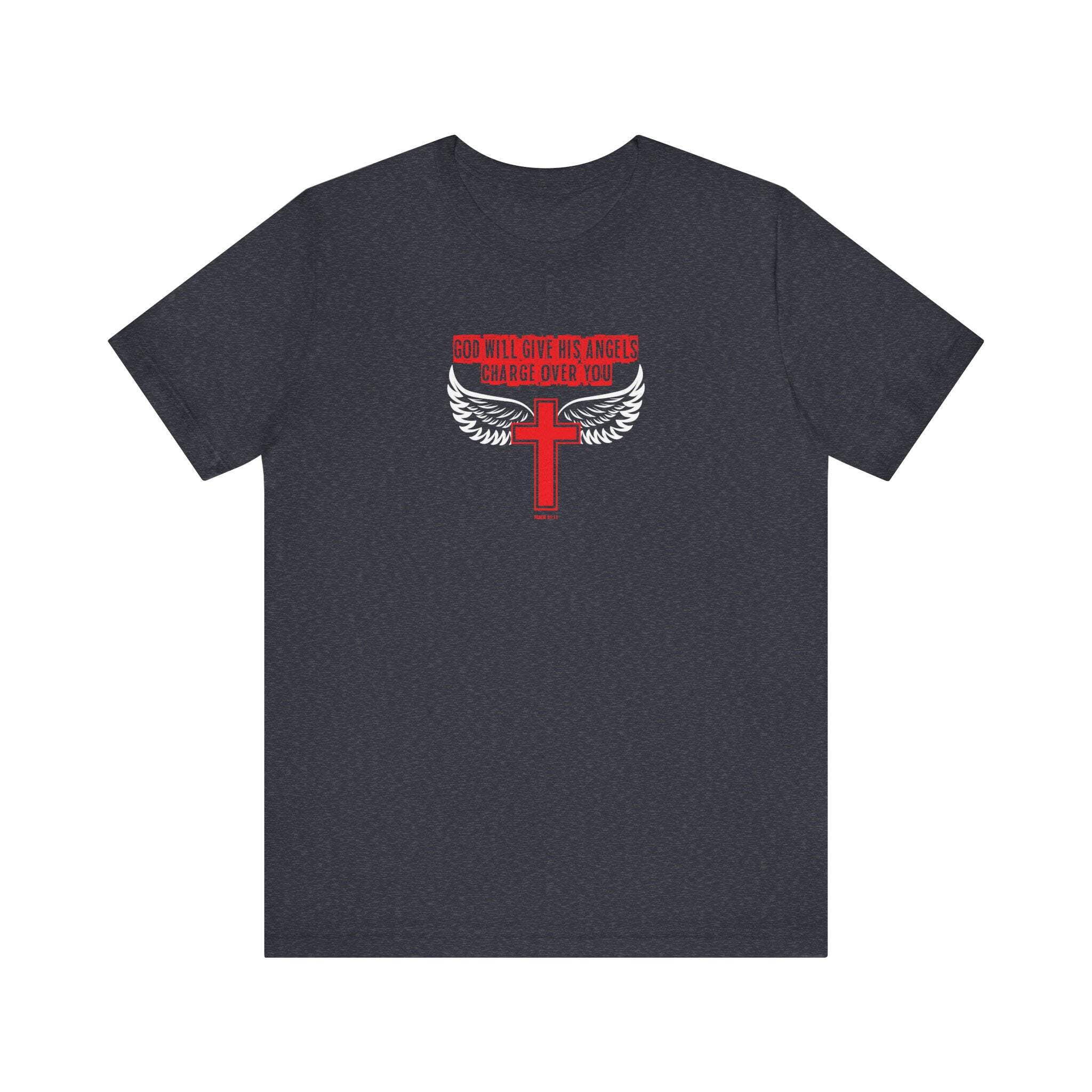 God Will Give His Angels Charge Over You Men’s Unisex Jersey Short ...