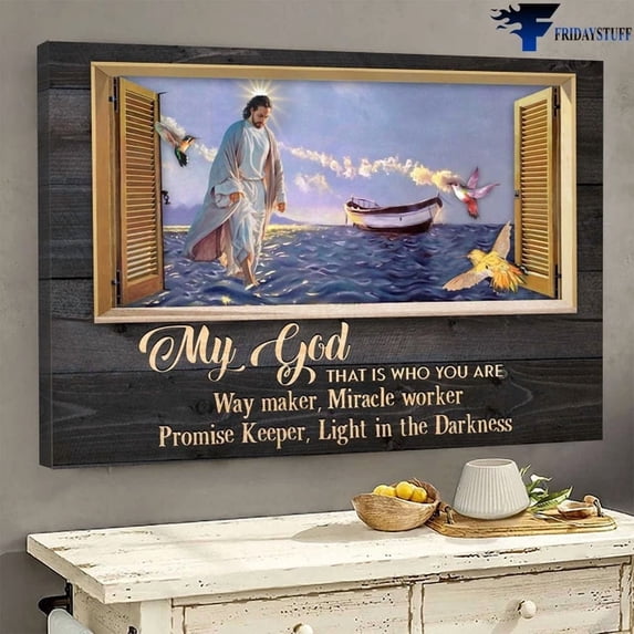 God Window My God That Is Who You Are Way Maker Miracle Worker Promise ...
