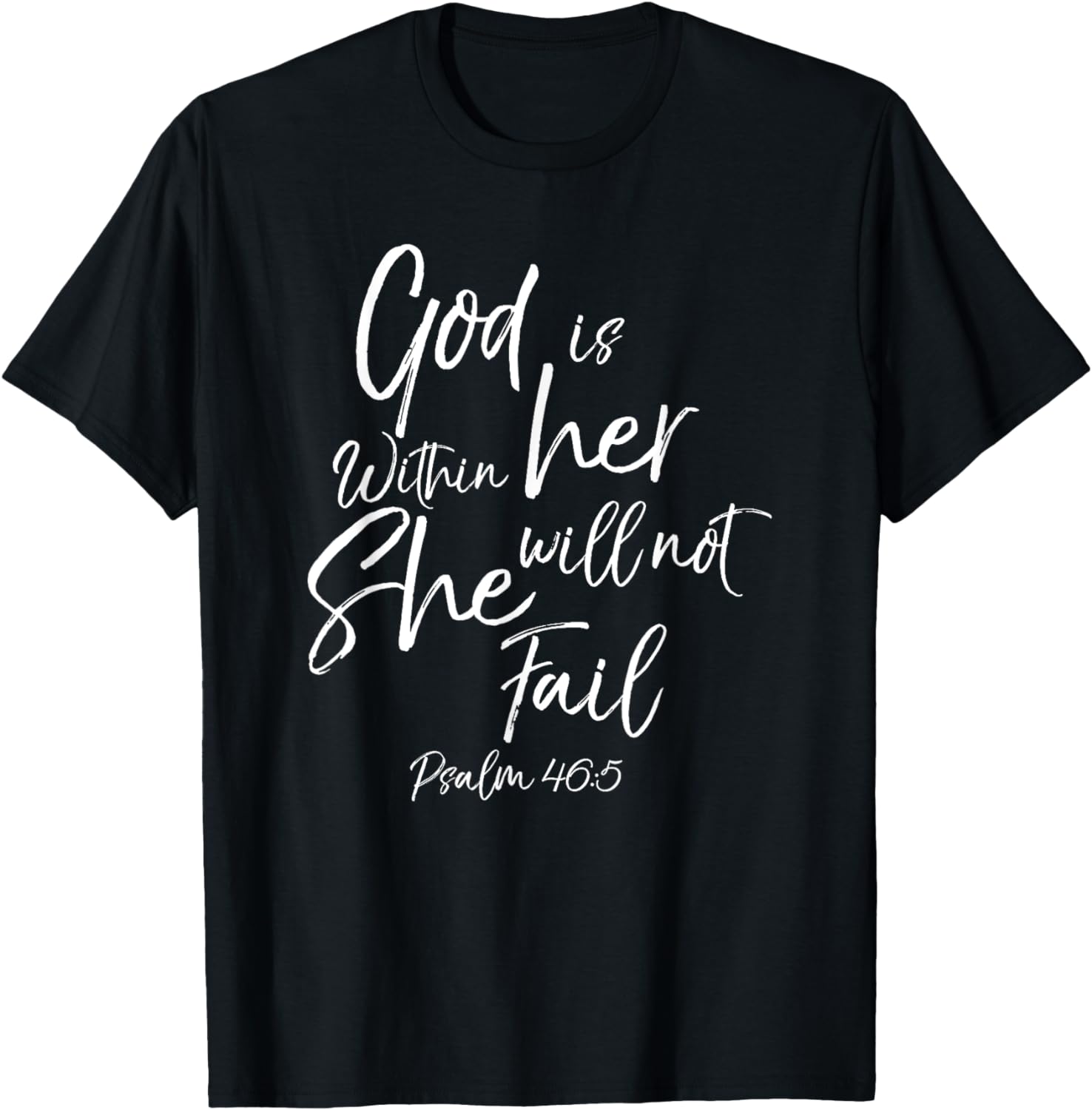 God is Within Her Christian Woman Bible Verse Proverbs Jesus T-Shirt ...