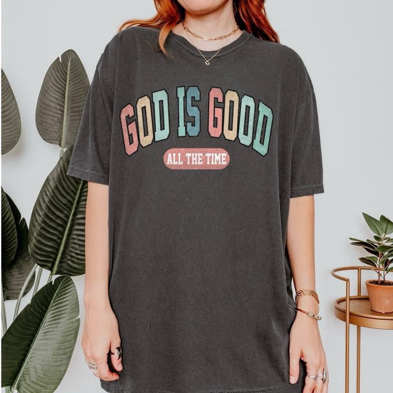 God is good by SuDesign Unisex Comfort Tee T Shirt, Color: Maroon, Size ...
