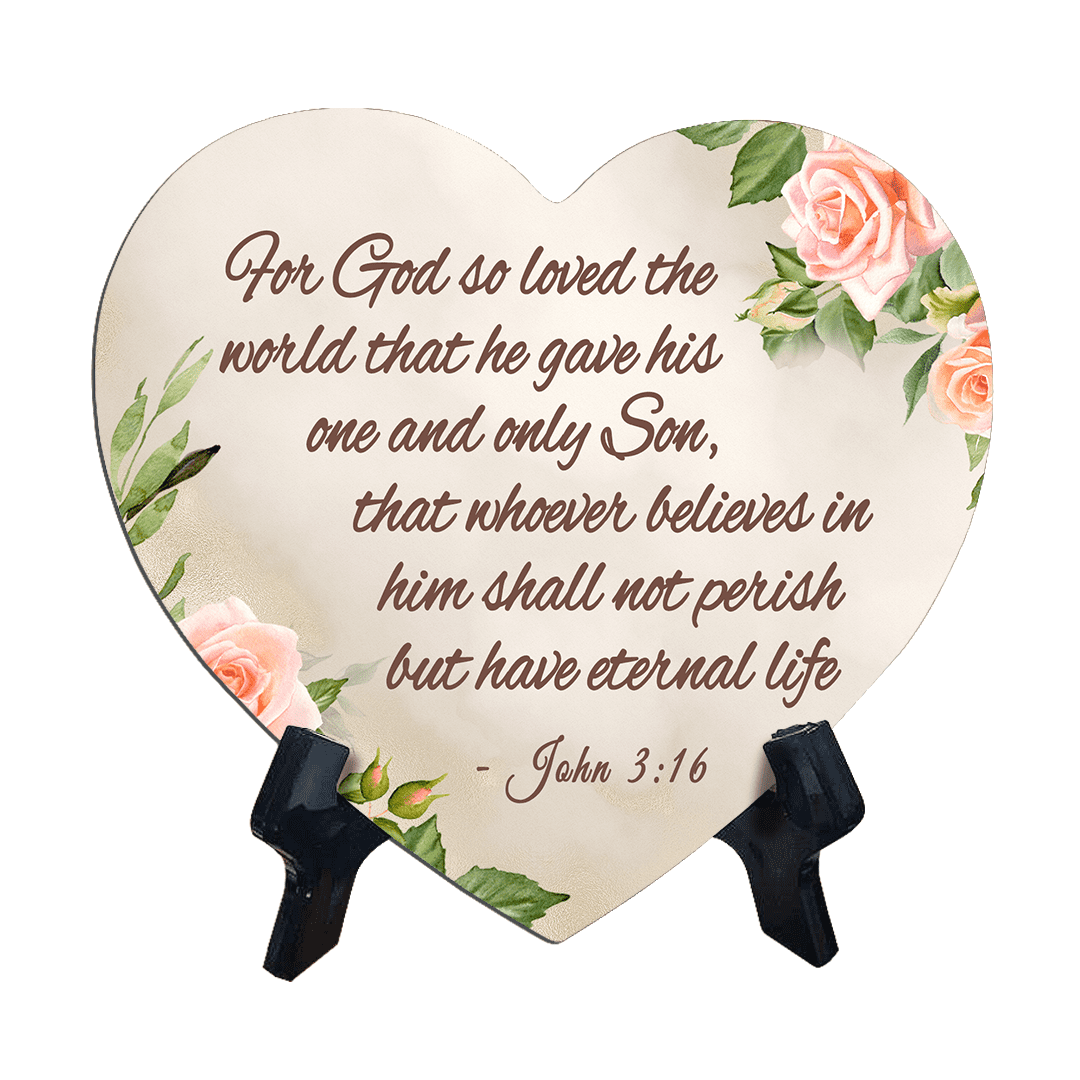 For God so loved the world that he gave his one and only Son, that ...