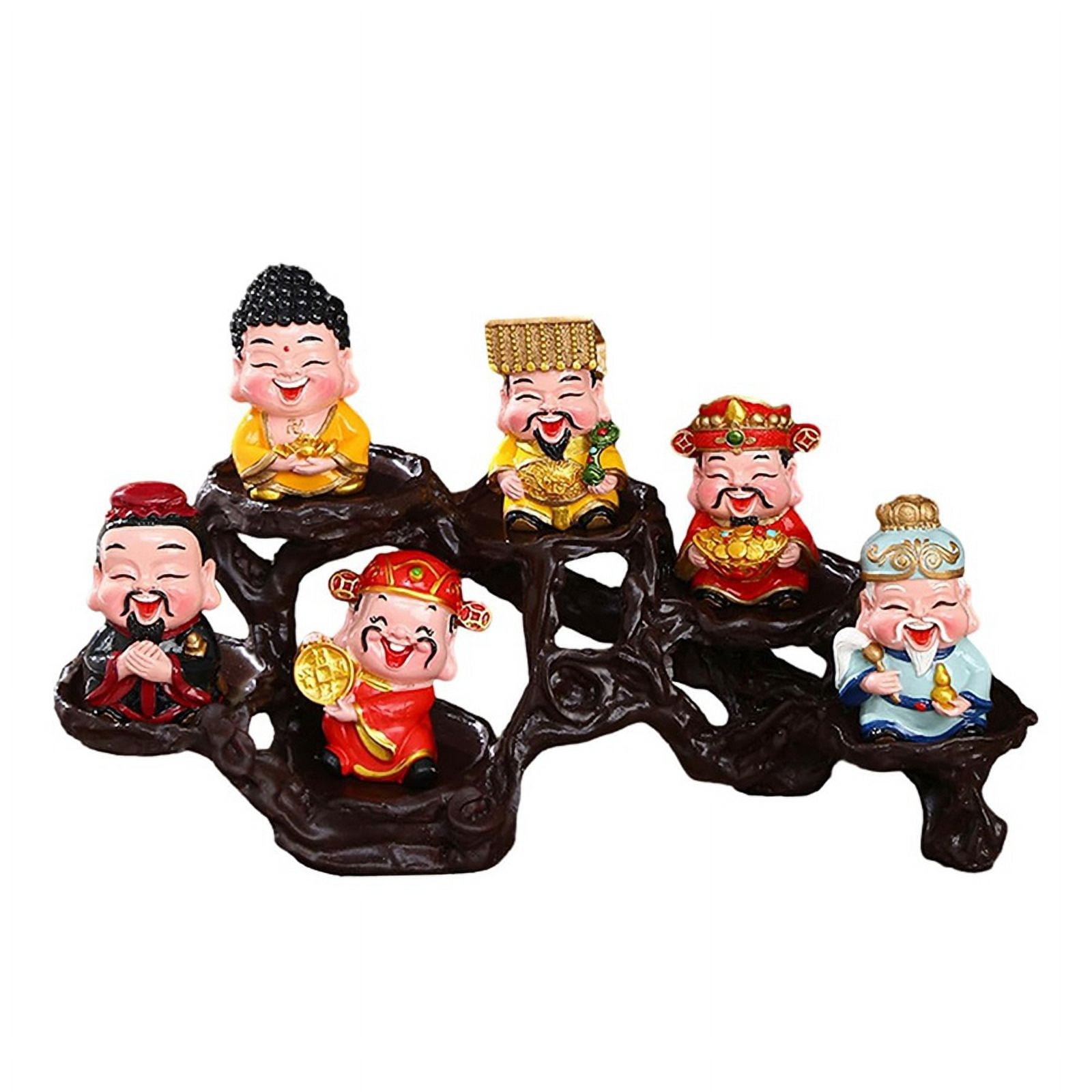 God of Good Fortunes Figurine God of Wealth Statues God of Good Luck ...