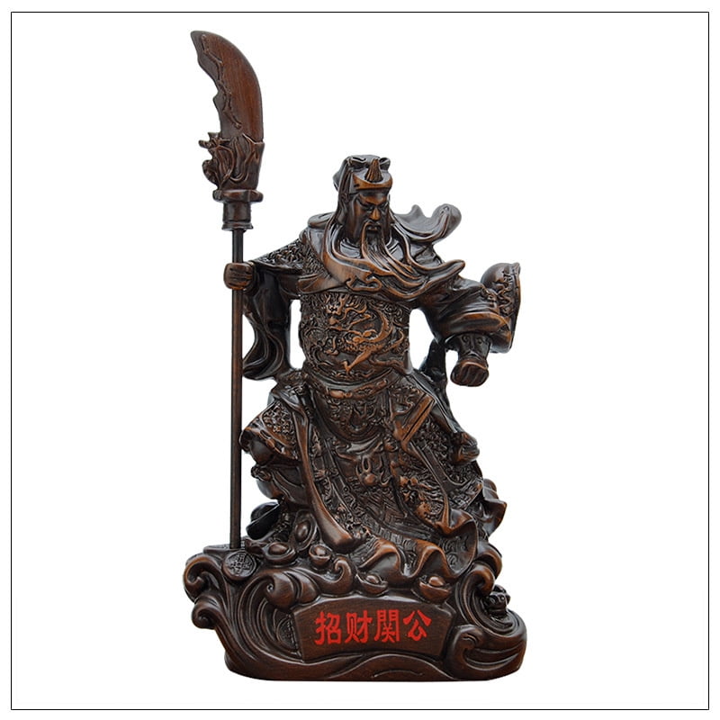 God of War Guan Yu Resin Crafts Guan Gong Statue Sculpture God of ...