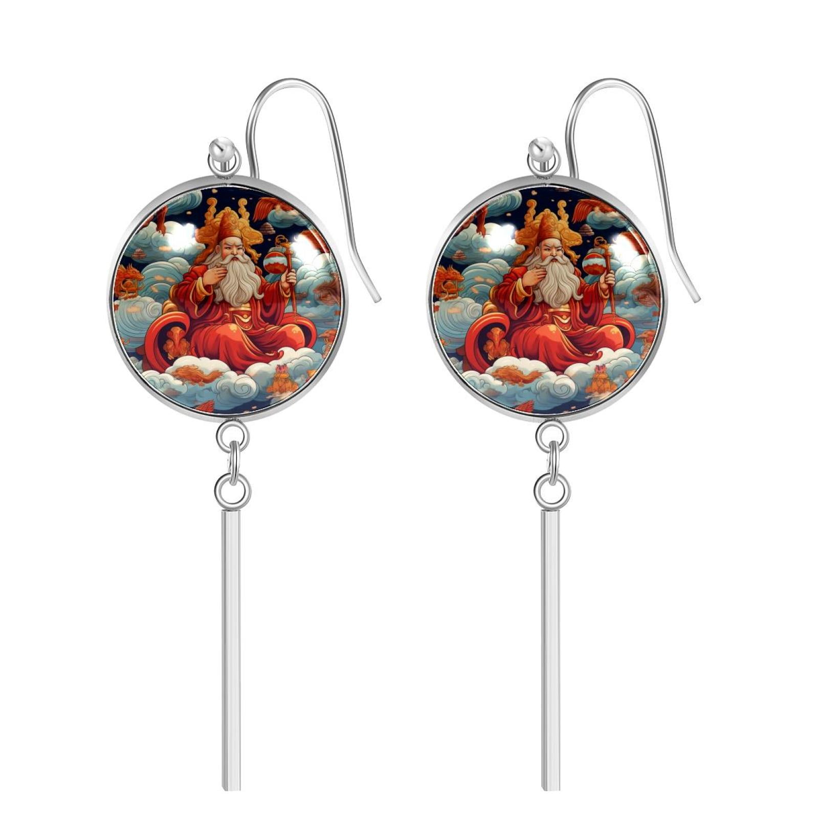 God of Wealth Elegant Earring Patterns to Showcase Your Personality ...