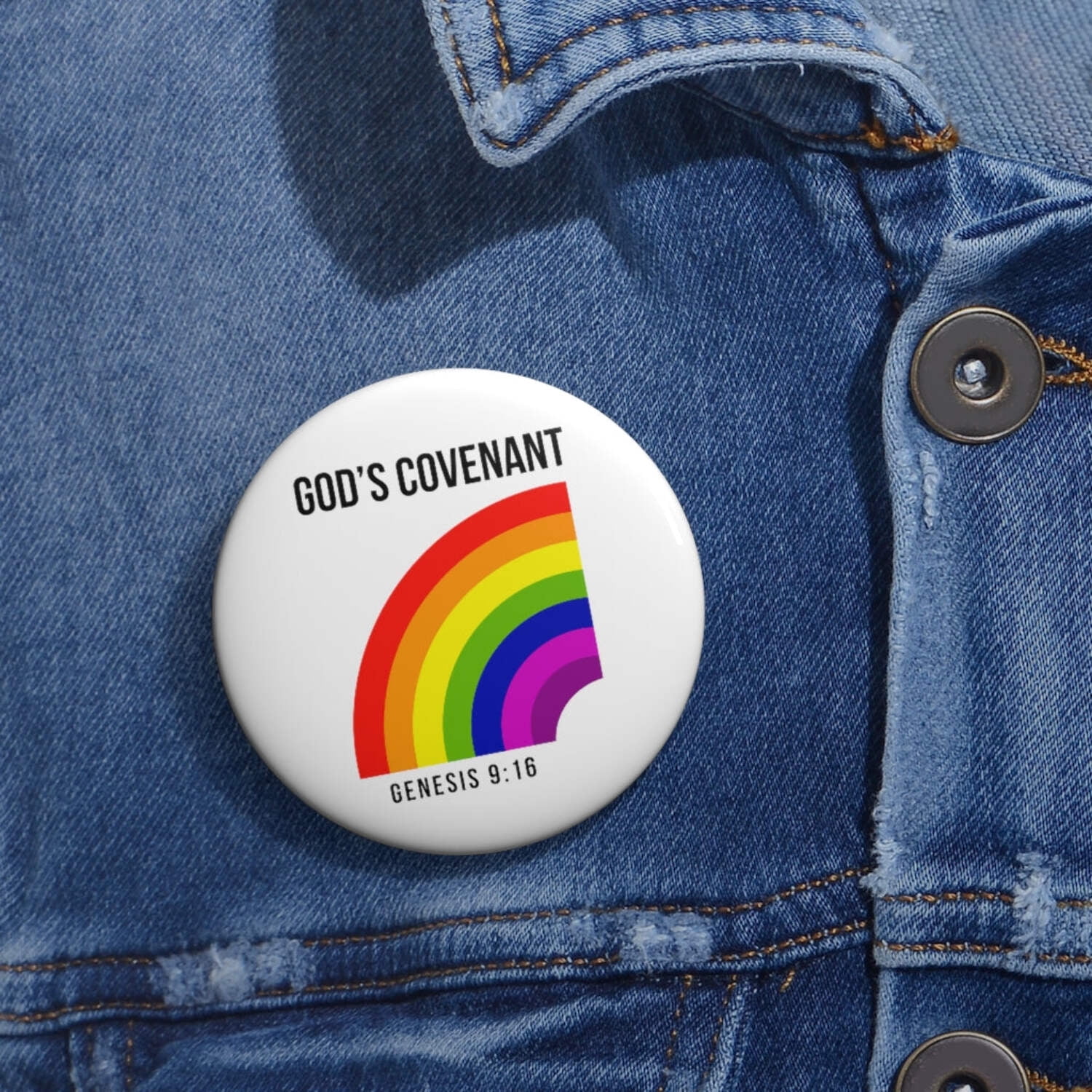 God's Covenant Custom Pin Buttons - Walmart.com