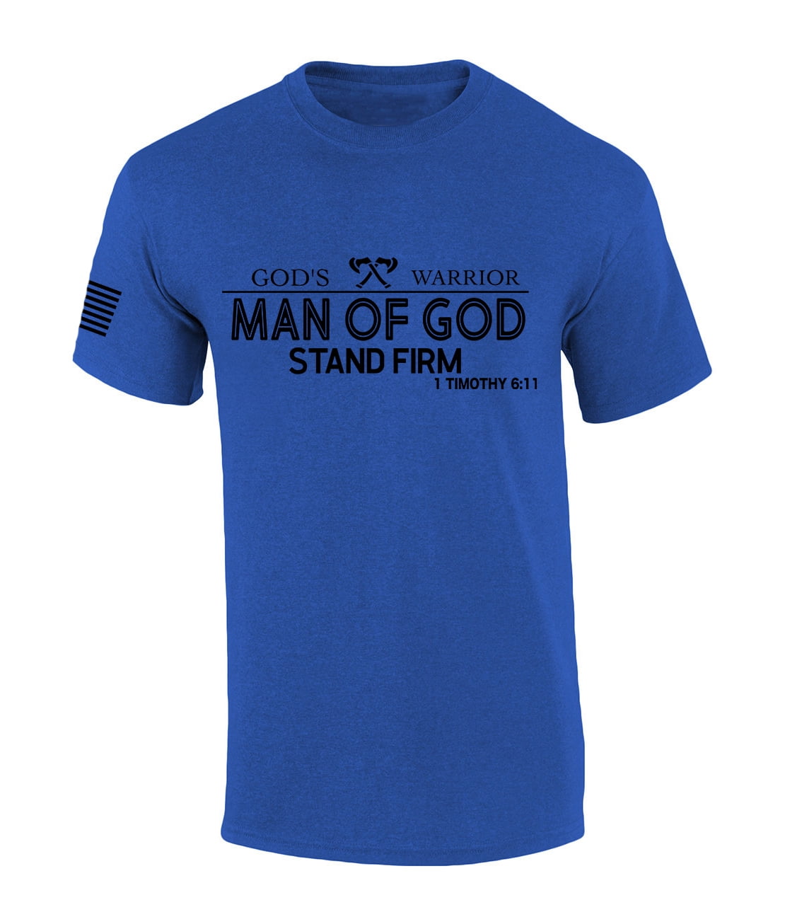 God's Warrior Man of God Stand Firm Bible Scripture Mens Christian ...