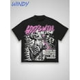 God’s Will Graphic Skeleton Faith Streetwear Tee Bold Spiritual ...