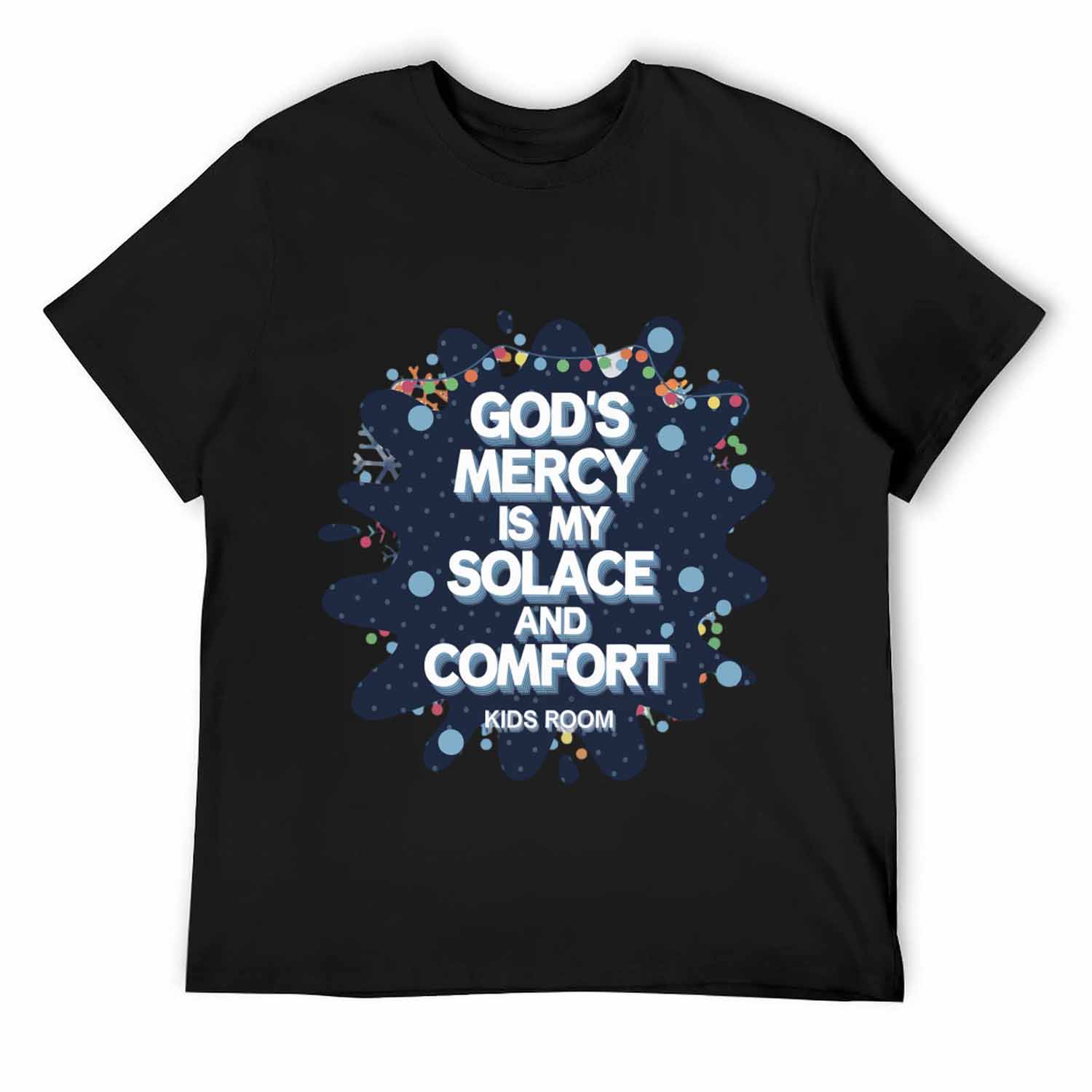 God's mercy is my solace and comfort Species Fishing T-Shirt - Walmart.com