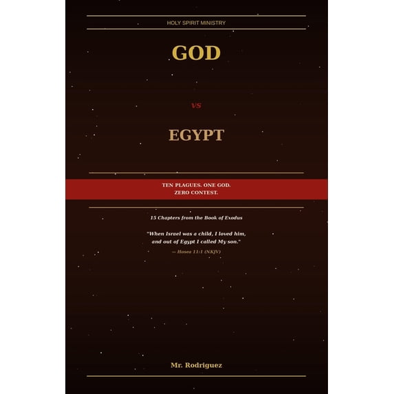 Holy Spirit Ministry God vs Egypt: How the God of Israel Dismantled the ...