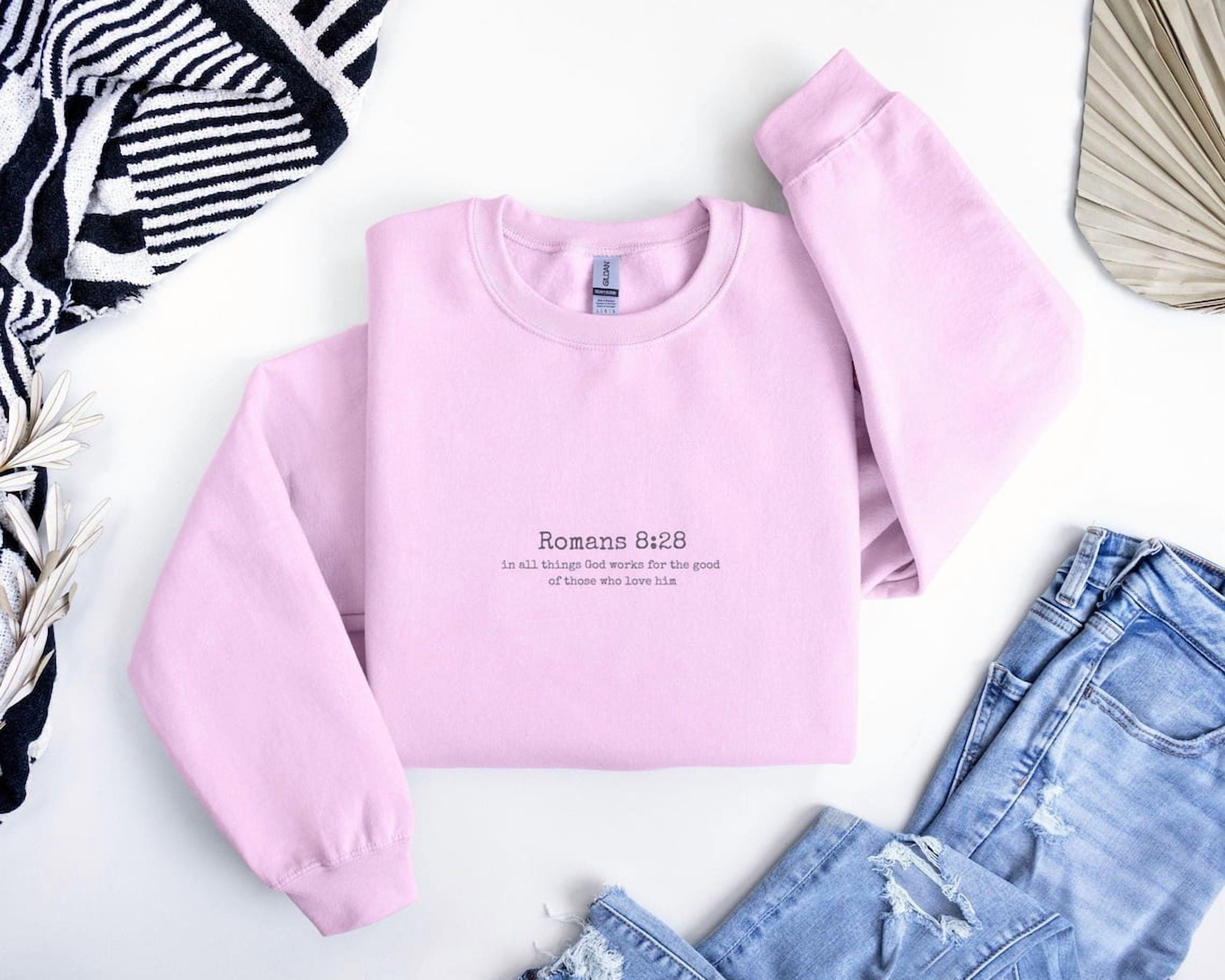 God works for the Good, Christian Bible Verse Sweatshirt, Christian ...