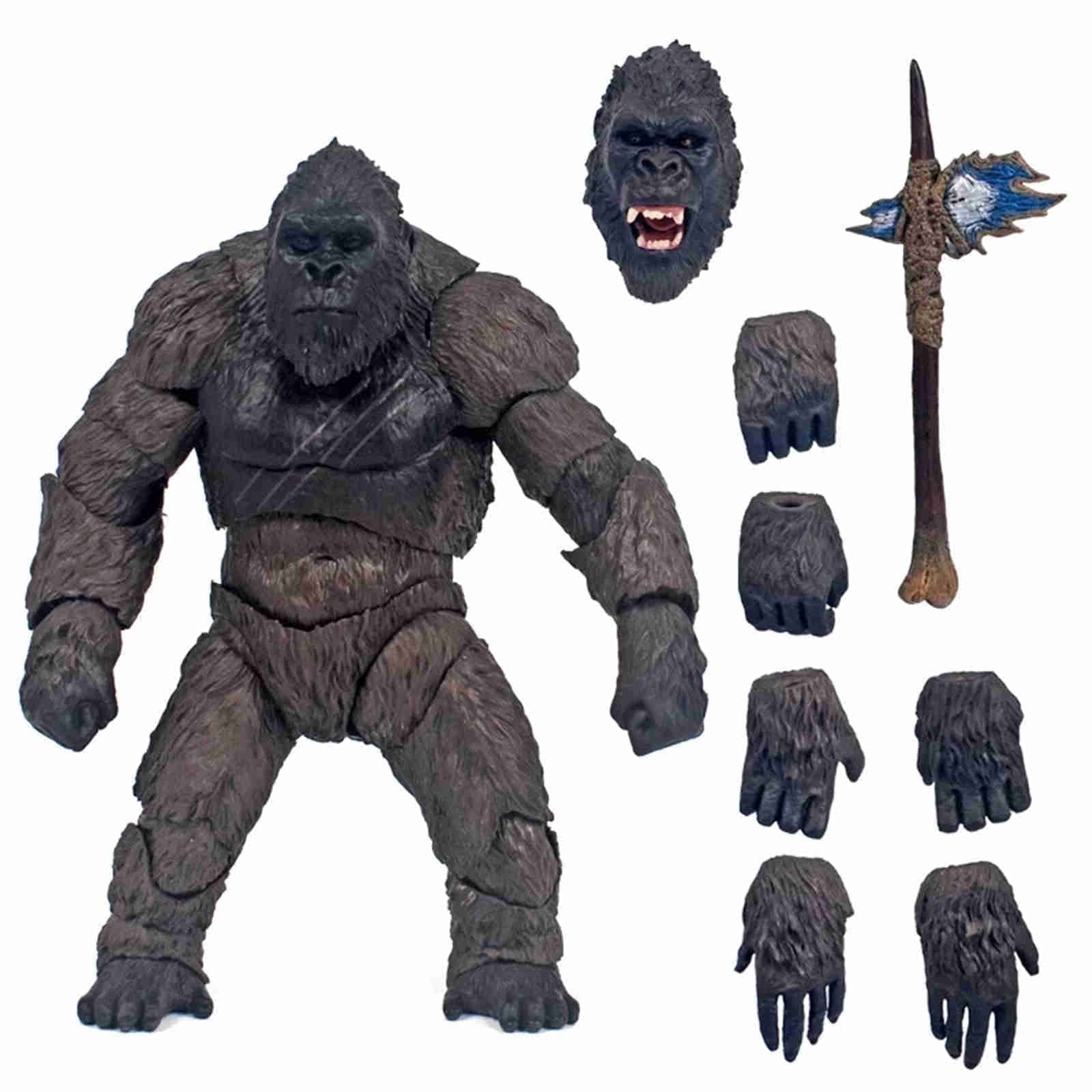 6 inches God zilla x Kong the New Empire Action Figure Moveable Joints ...
