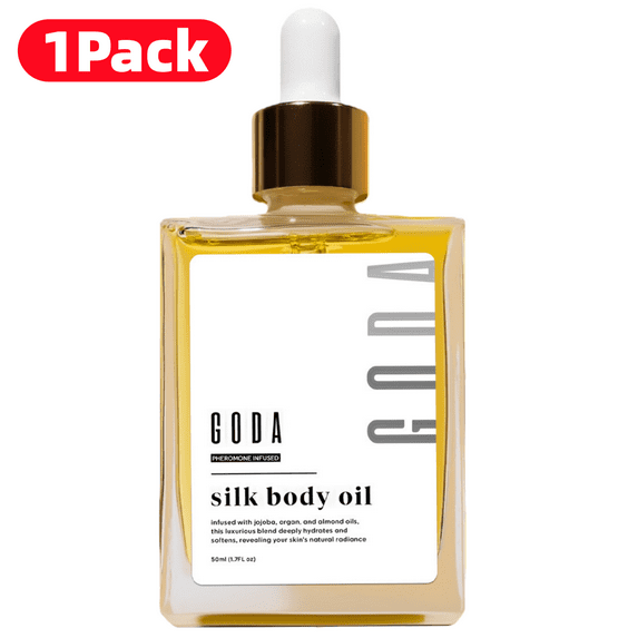 Goda Silk Body Oil, 1 Pack, Bath & Shower Oil for Smooth & Hydrated ...