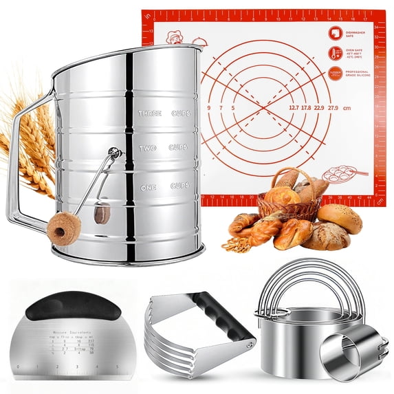Godance 9 Pcs Stainless Steel Pastry Blender Set, Pastry Blender ...
