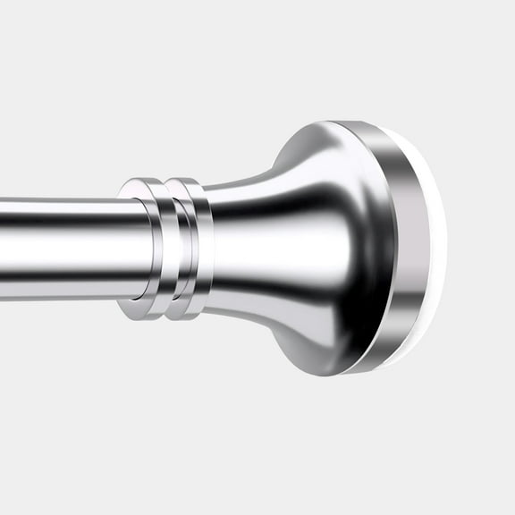 2 Pack Matte Black Spring Tension Shower Curtain Rods 33-72 Inch ...