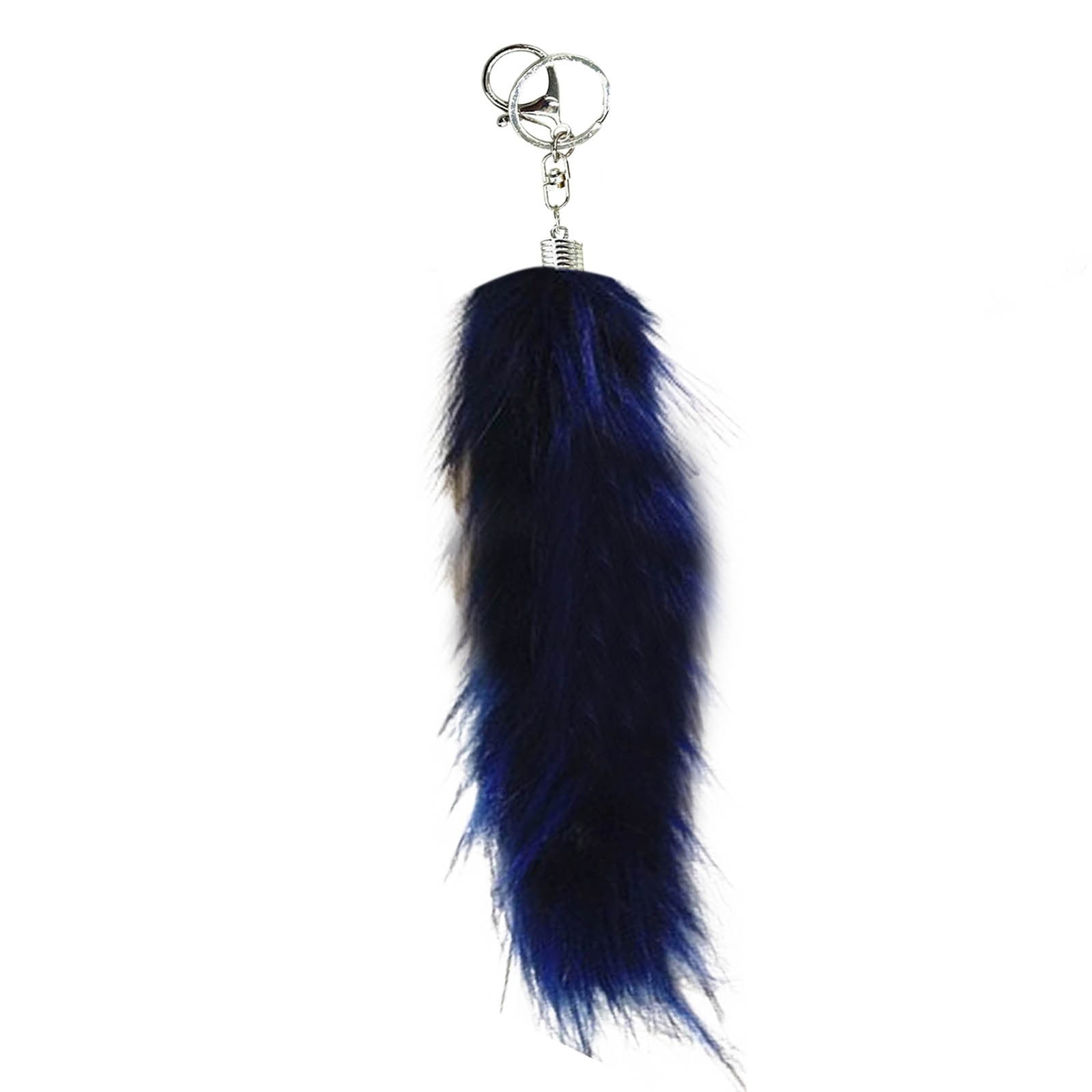 Godathe Faux Fur Tail Key Chains Fox Tail Cosplay - Walmart.com