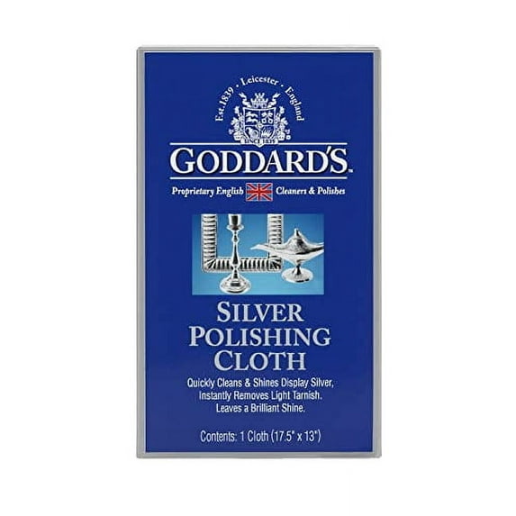 Goddard's Silver Polishing Cloth, 100% English Cotton for Dusting and ...