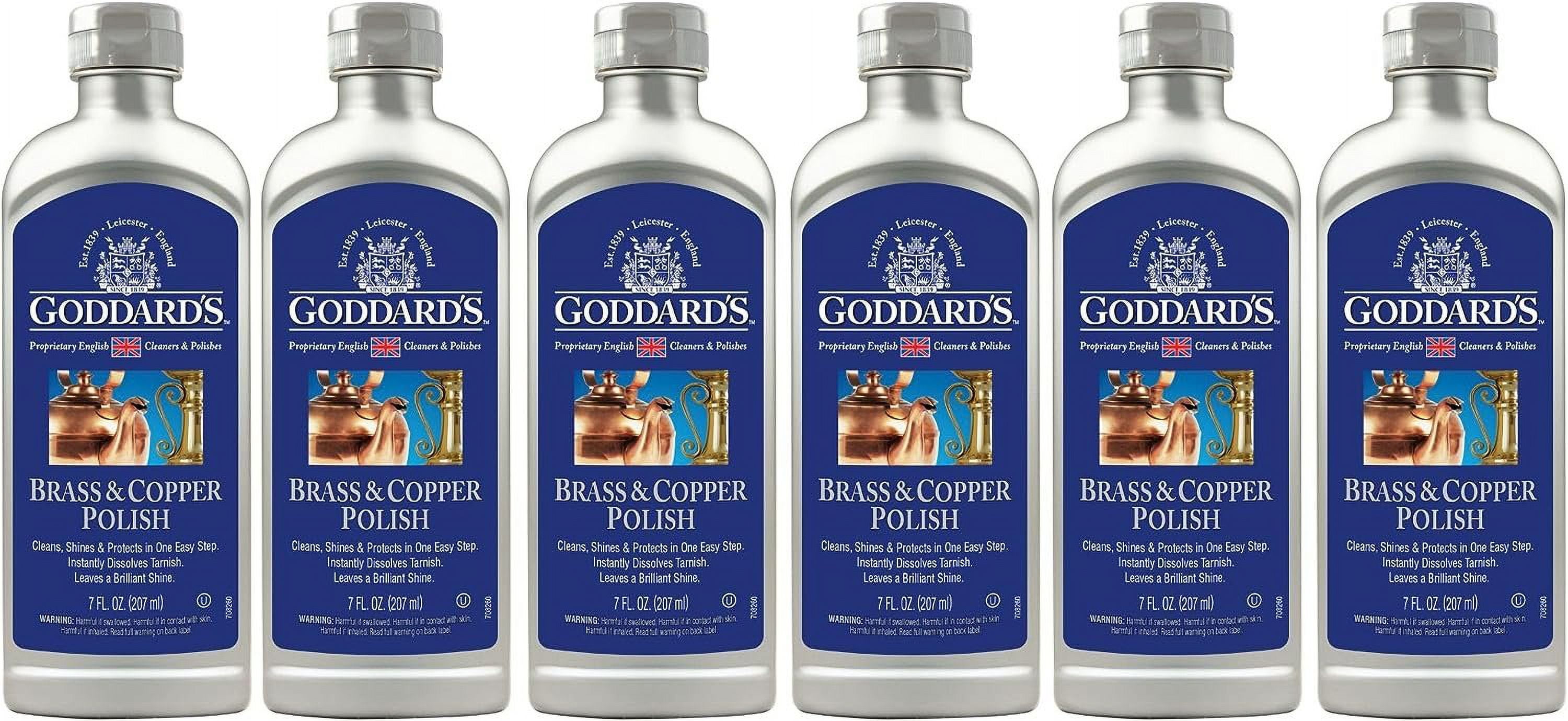 Goddards Copper & Brass Polish, Copper Cleaner & Brass Cleaner for Long ...