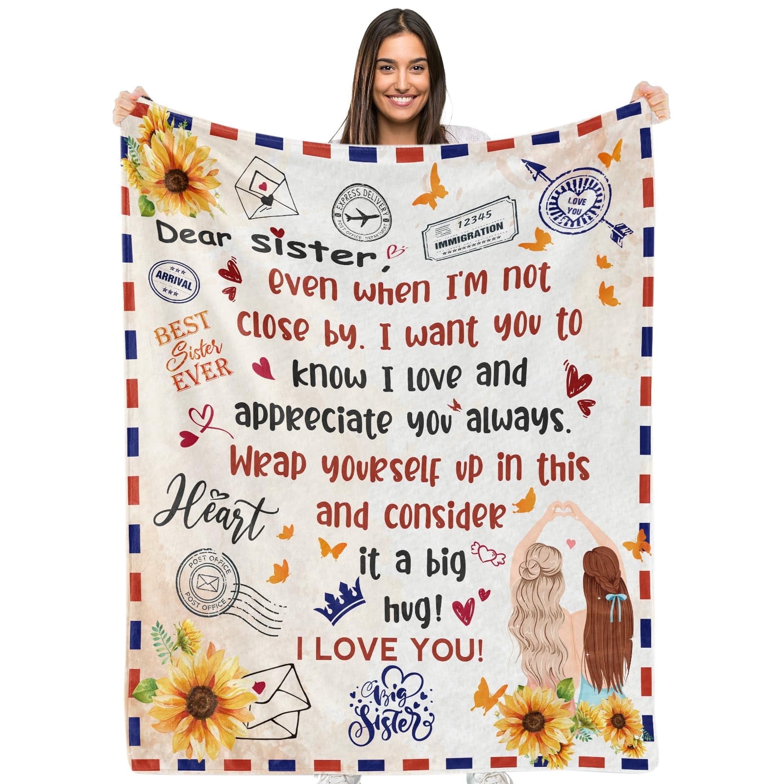 Goddaughter Gifts for Girls To My Goddaughter Throw Blankets from ...