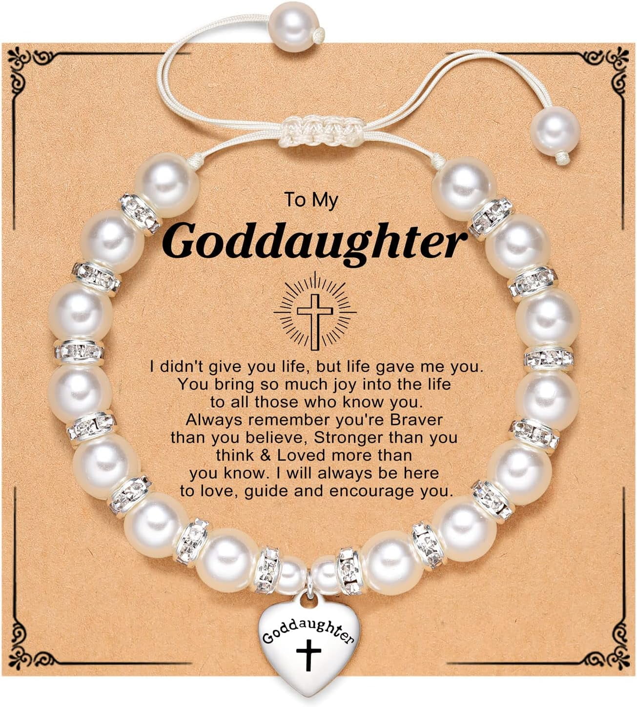 Goddaughter Gifts from Godmother Godfather Goddaughter Bracelet ...