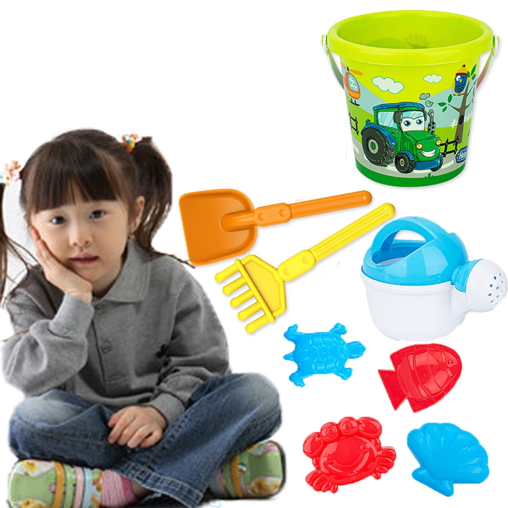 Godderr 3-10Y Beach Sand Bucket Toys Set for Baby Toddlers Beach Cart ...