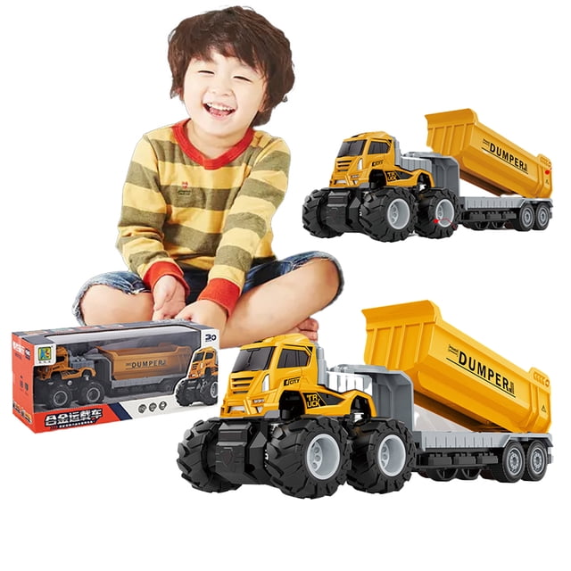 Godderr 3-7T Kids Baby Large Dump Truck Toys Boys Alloy Construction ...