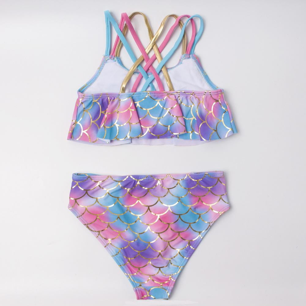 Godderr 5-8Y Kids Girls 2pcs Swimsuit Outfits, little girl Swimsuits ...