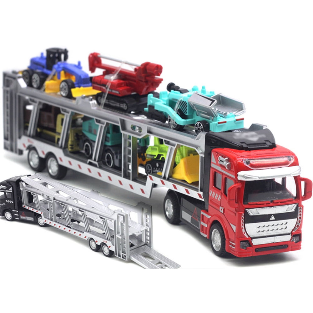 Godderr 7PCS Kids Toddler Toys Car Die-Casting Construction Toys Car ...