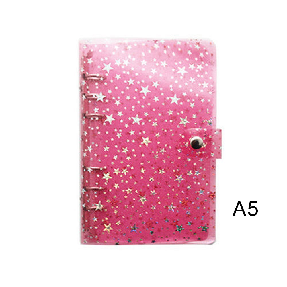 Godderr A5 Binder Reusable A5 6 Ring Binder Refillable Notebook Shell ...