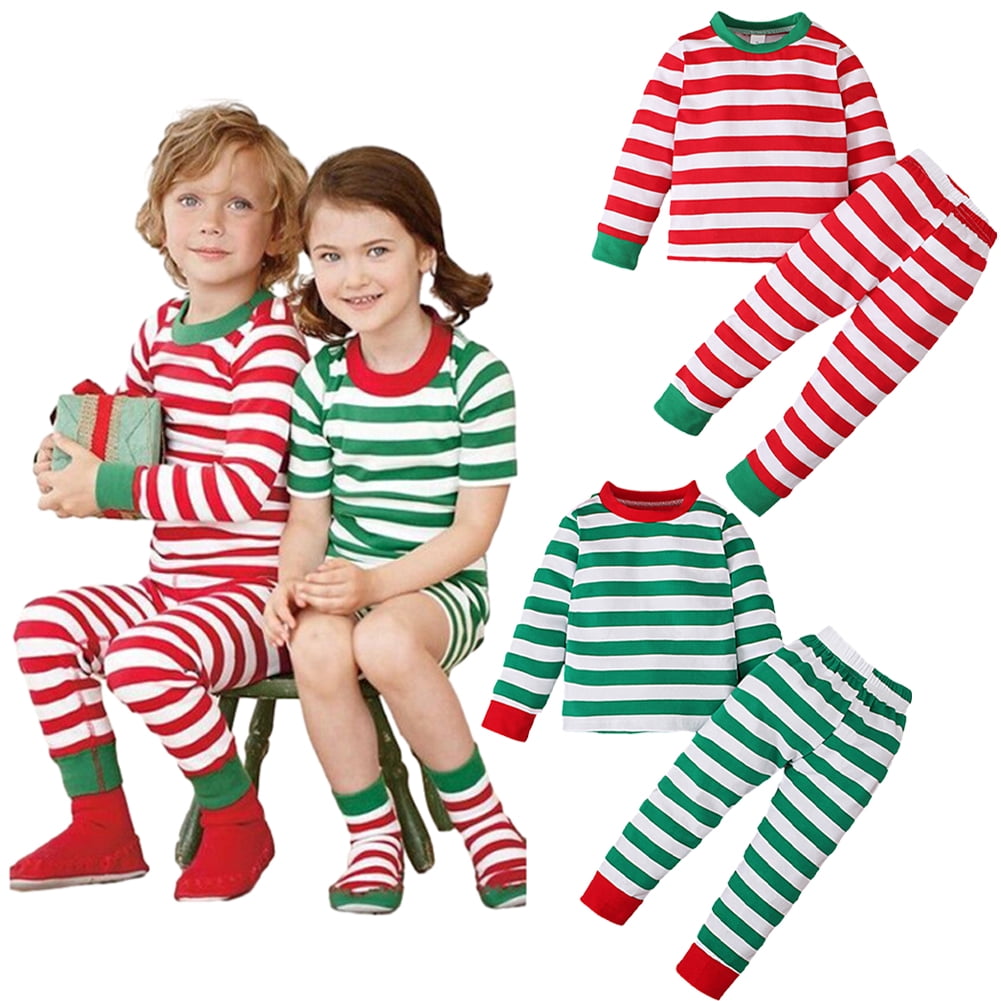 Godderr Baby Toddler Christmas Pajama Set for Girls Boys,Autumn Winter Soft Cotton Pajamas ...