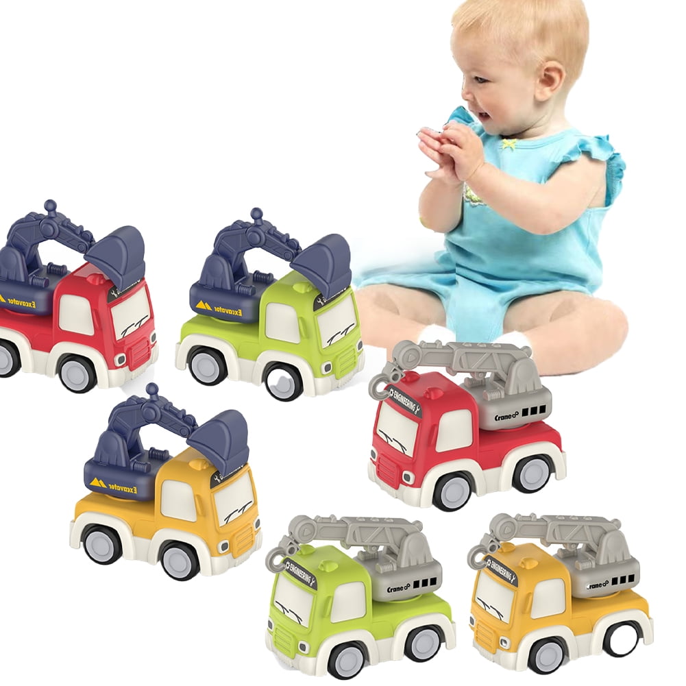 Godderr Boys Girls Construction Truck Toys for Kids Toddler，simulation ...