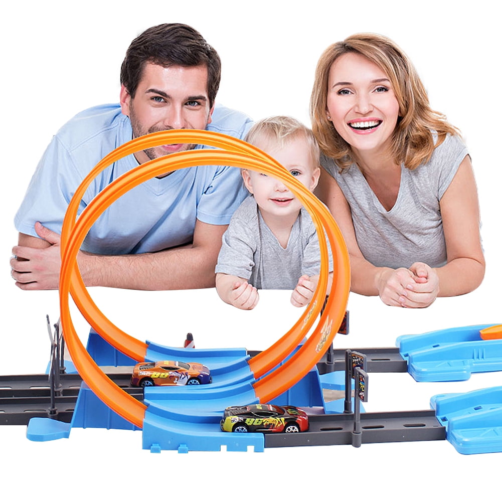Godderr Boys Toys Racing Car Toys,Toddler Ejector Track Car Toys,3 ...