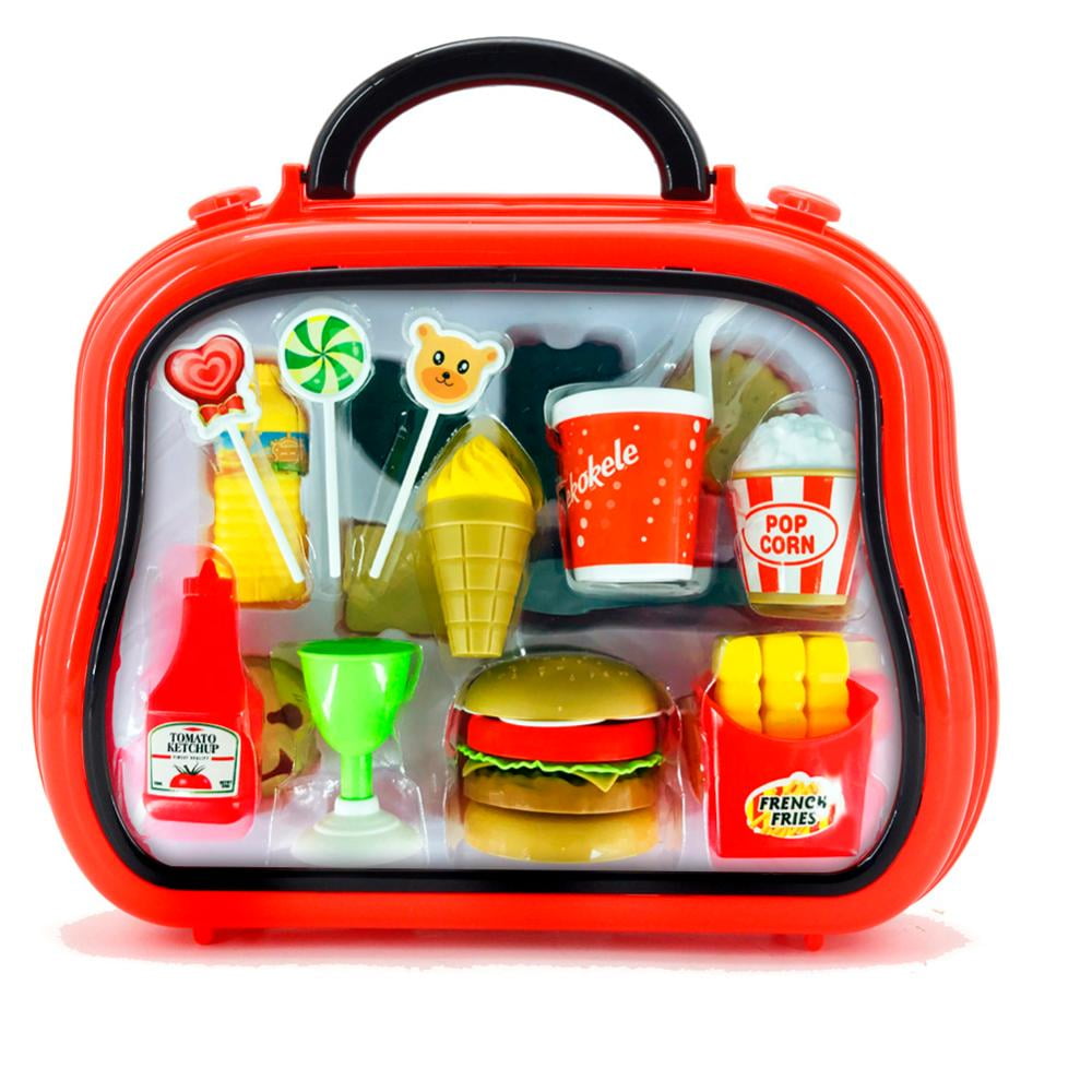 Godderr Hamburg French Fries Sushi Mixed Sets for Kids Pretend Kitchen ...
