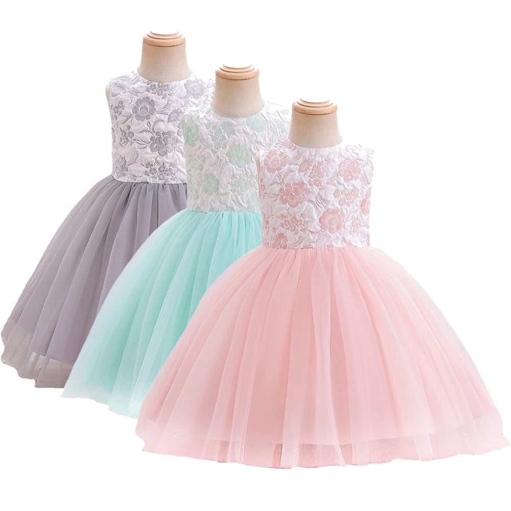 Godderr Infant Toddler Girls Princess Pageant Dress Newborn Mesh ...