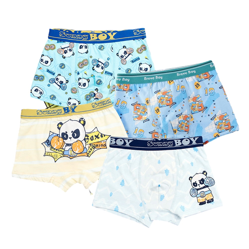 Godderr Kids Boys Stretch Boxer Briefs Underwear for Toddler Baby ...