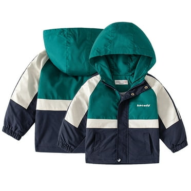 MGEOY Boys Girls Hooded Rain Jackets Waterproof Rain coats Windbreaker ...