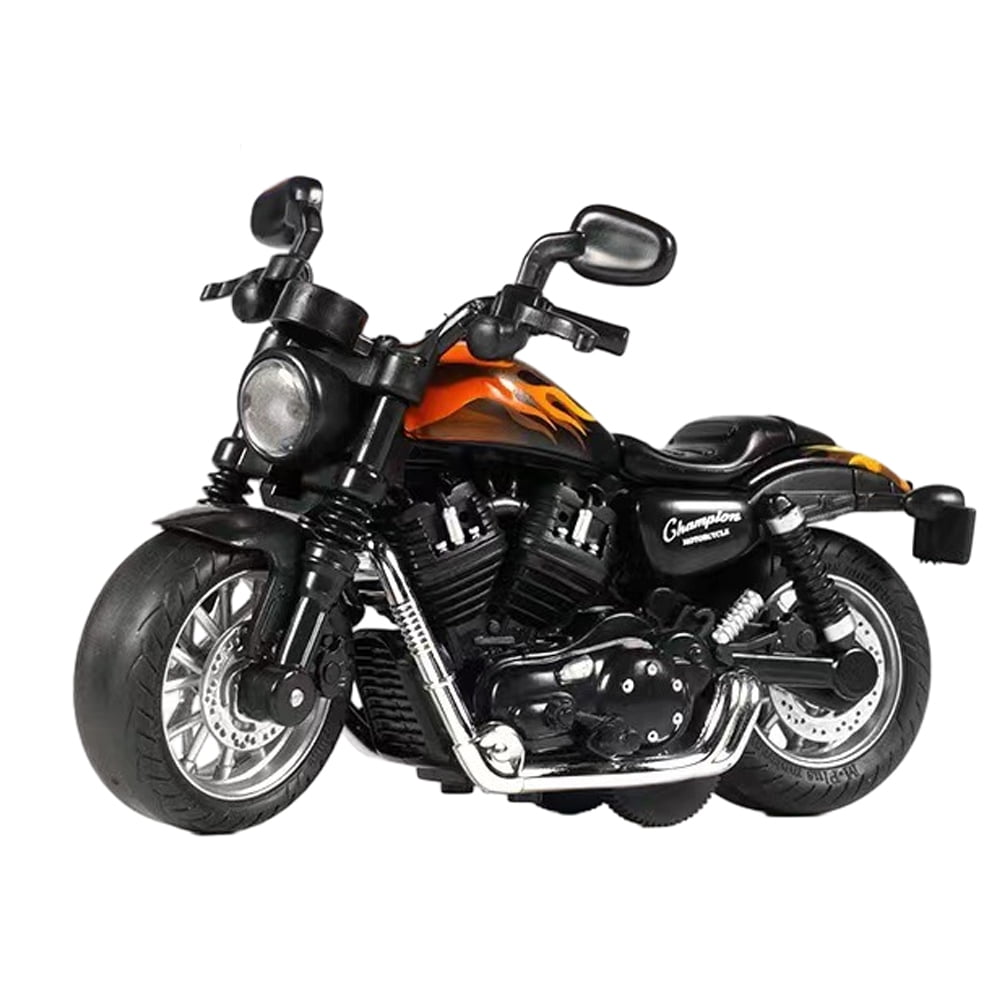 Godderr Kids Car Model Motorcycle Model Toys Pull Back Toy Car with ...