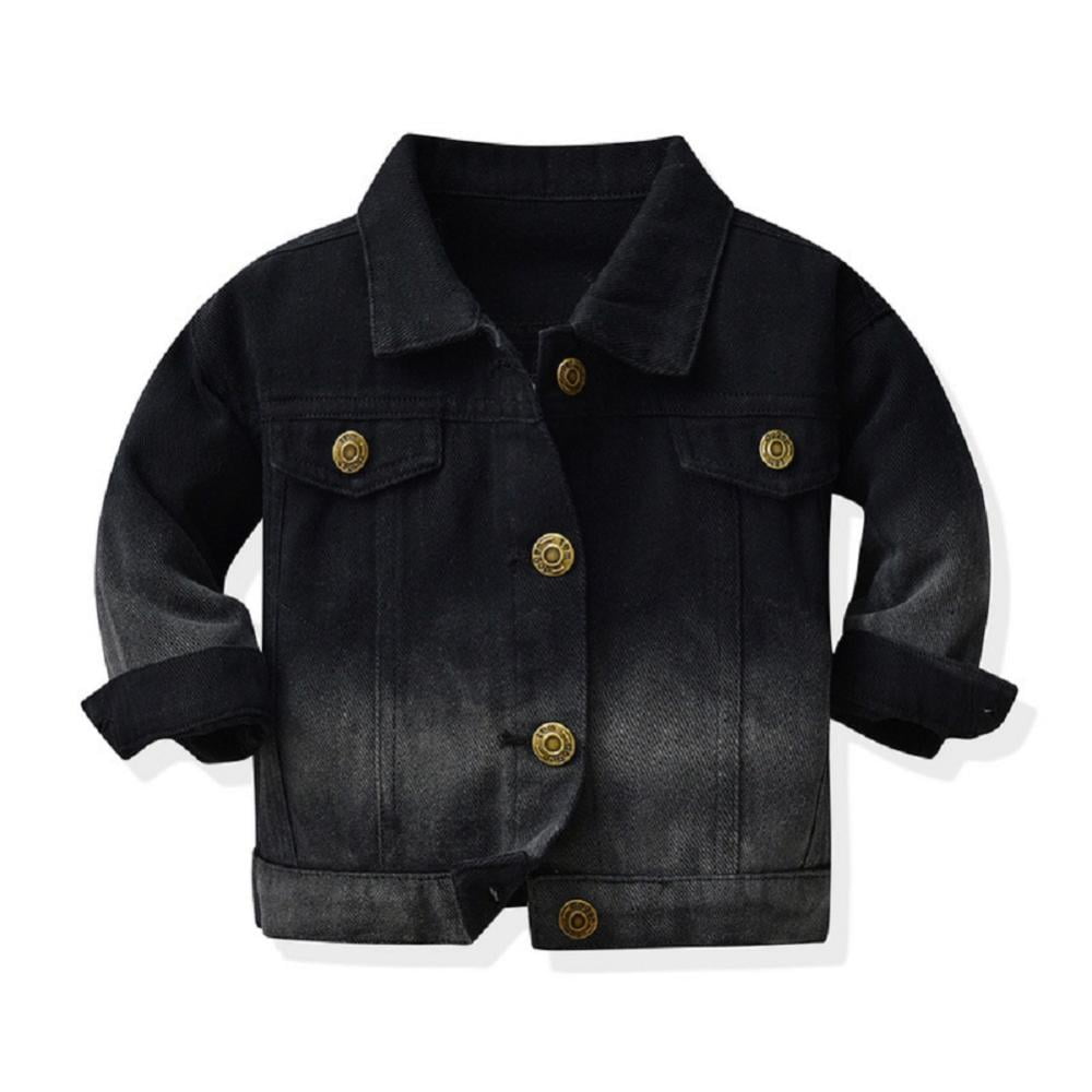 Godderr Kids Girls Boys Denim Jacket Outwear,Toddler Fashion Denim ...
