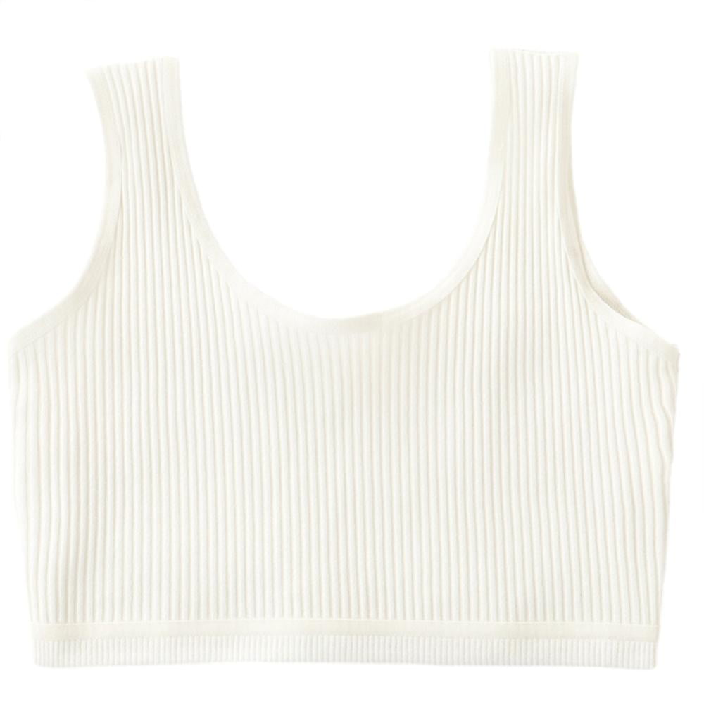 Godderr Kids Girls Sports Bras,Big Girl Solid Color Cotton Development ...