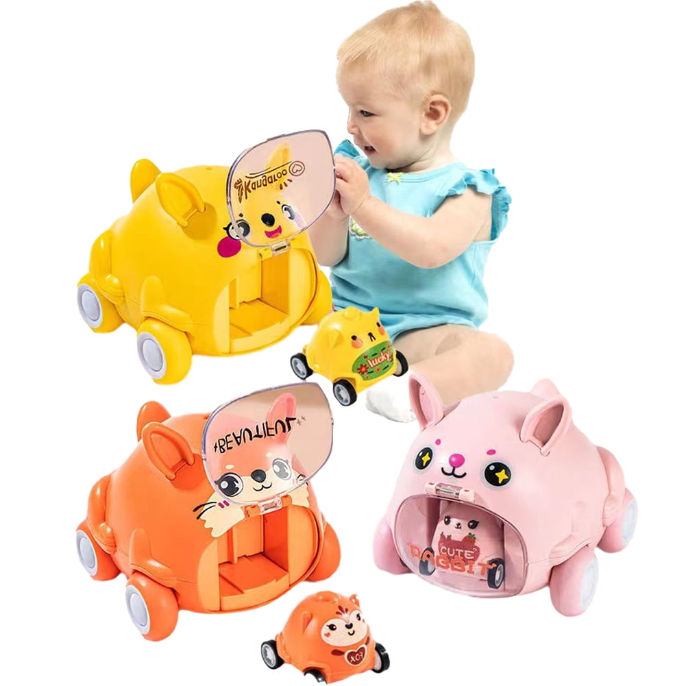 Godderr Kids Inertia Toys Car for Toddler Baby Inertia Toys for 3-6Y ...