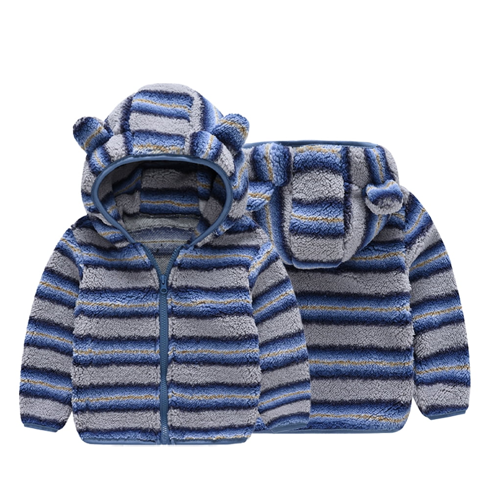 Godderr Kids Infant Toddler Hooded Fleece Jackets Coats for Girls Boys 9M-5Y Cartoon Fall Winter ...