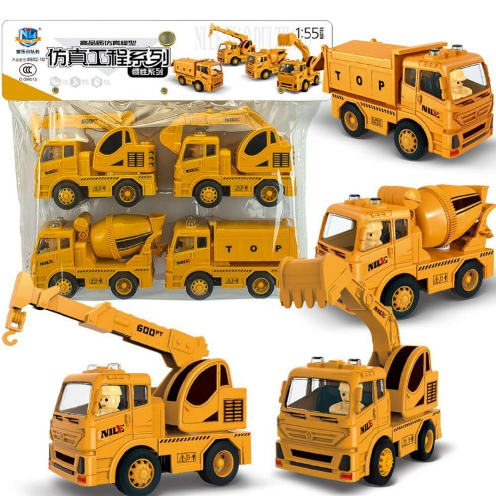 Godderr Kids Toddler Construction Car Toys Set ,Baby Boys Excavator ...
