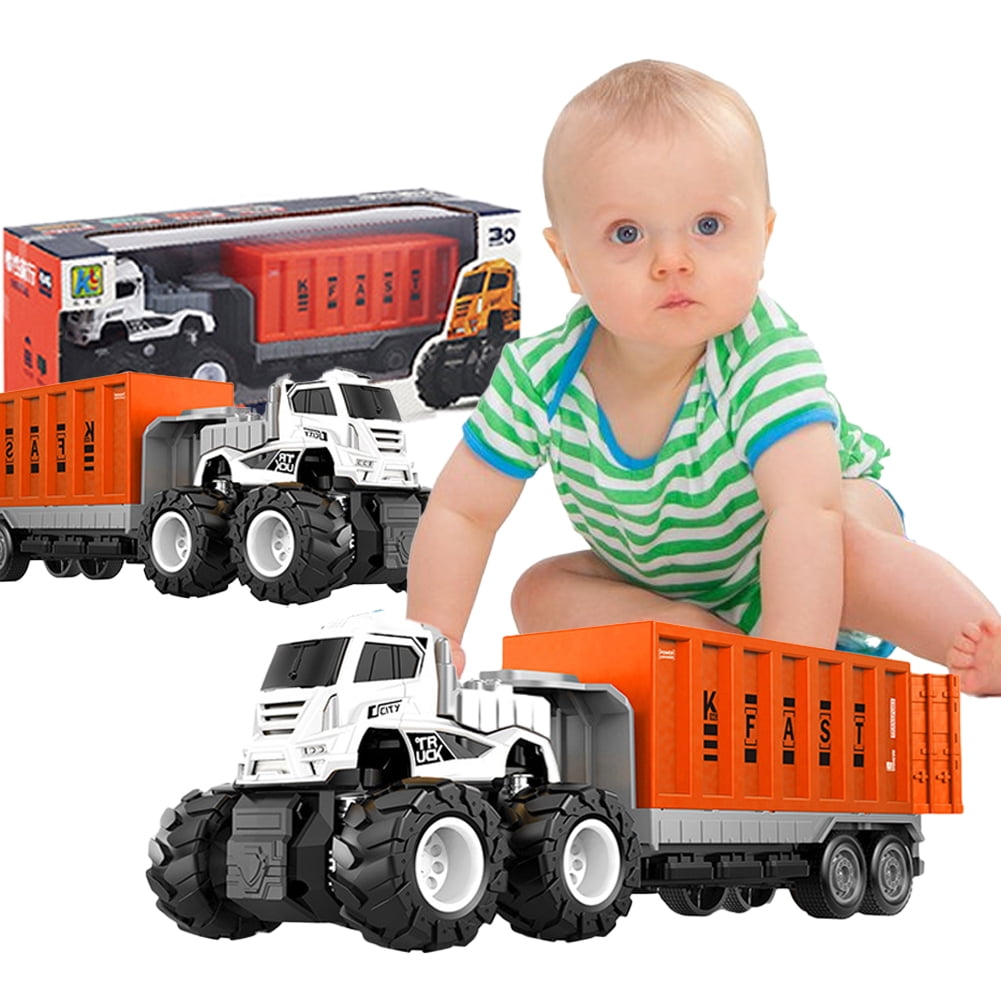Godderr Kids Toddlers Alloy Construction Toys Vehicles,Die-Cast ...