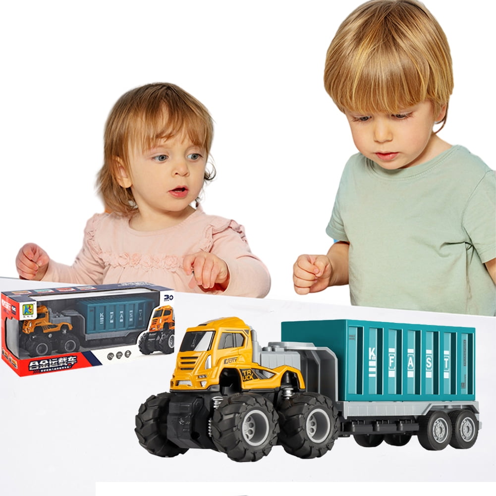 Godderr Kids Toddlers Alloy Construction Toys Vehicles,Die-Cast ...
