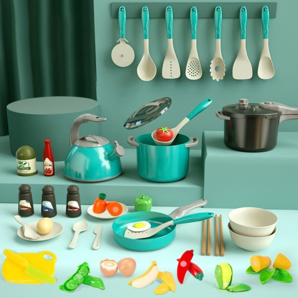 Godderr Kitchen Accessories Toys for Kids,Pretend Play Cooking Toys ...