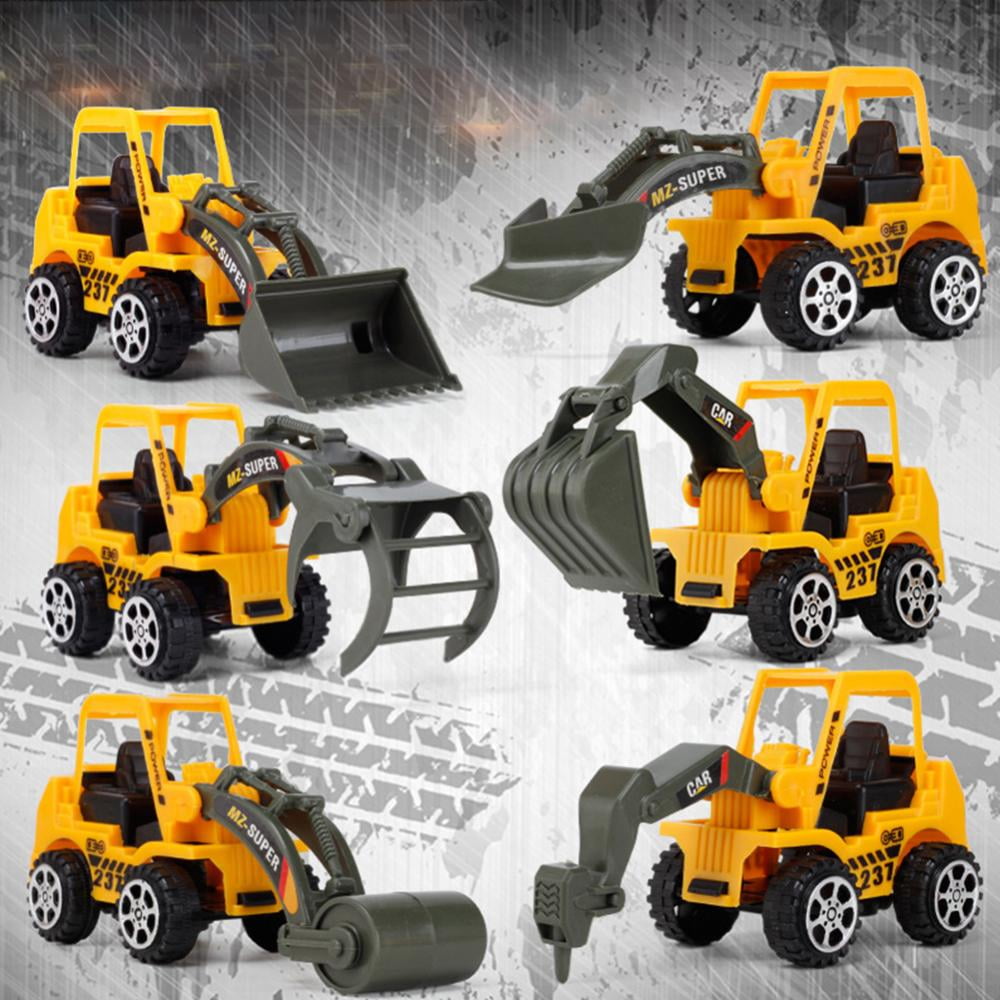 Godderr Mini Excavator Toy Kids Toy Boy Truck Engineering Models Digger ...