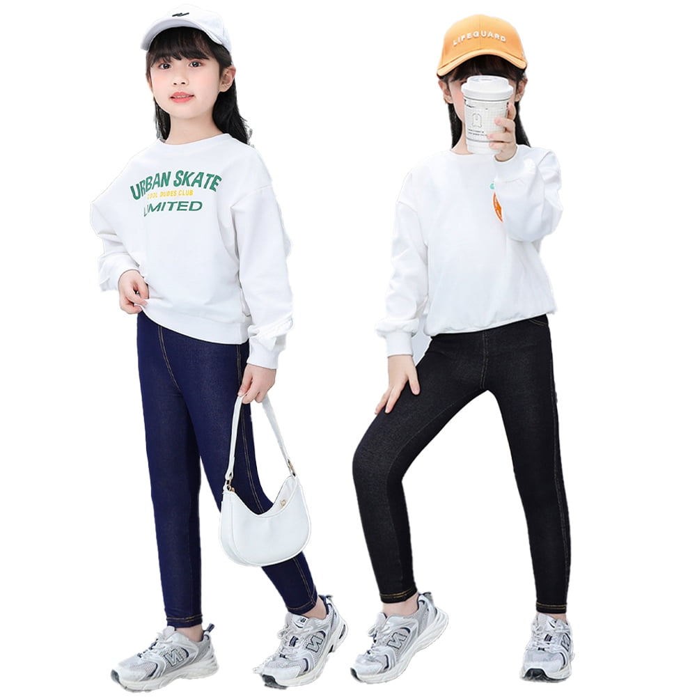 Godderr Teen Kids jeans for girls 3-18Y,toddlers Jeans,Girls Skinny ...