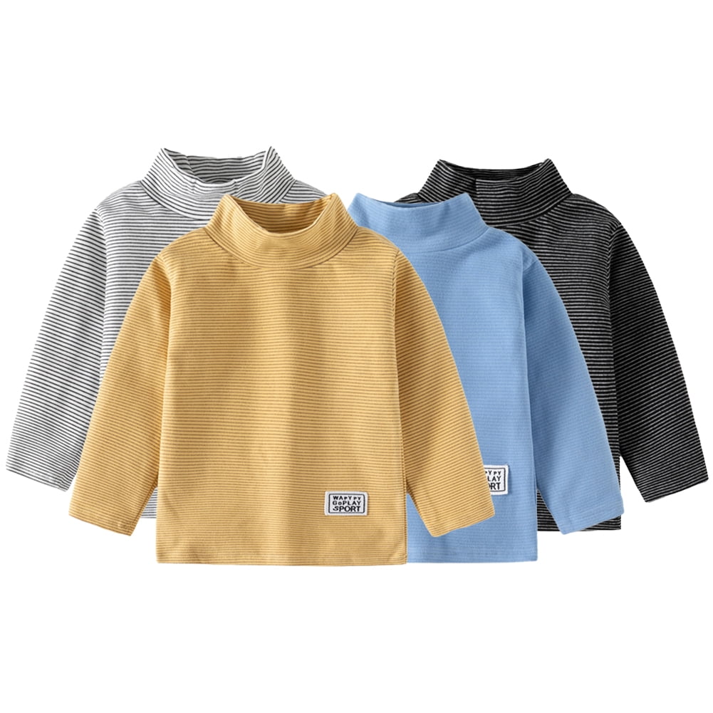 Godderr Toddler Boys Stripe Shirts Baby T-Shirt Winter Long-Sleeve ...