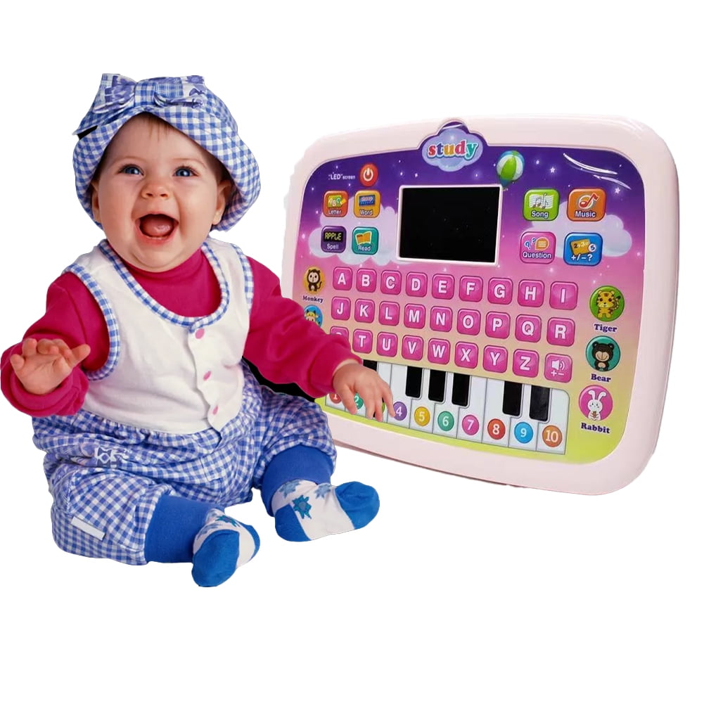 Godderr Toddler Kids English Learning Machine LED Screen Light Flat ...