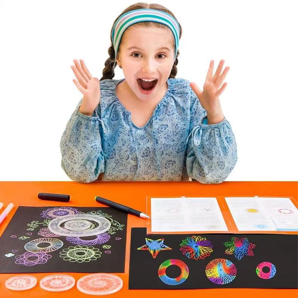 Godderr Toddler Kids Geometric Ruler Set 12pieces Variety Flower Ruler ...