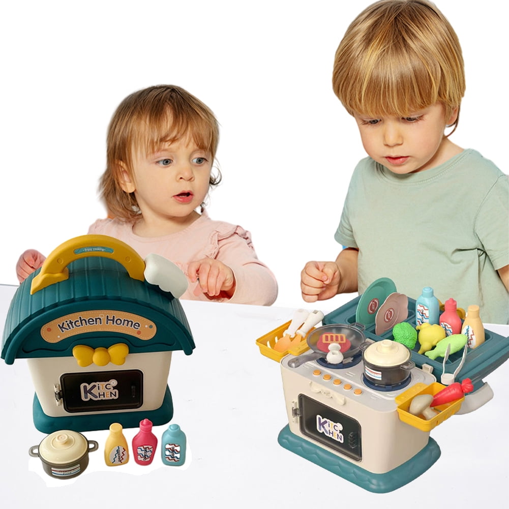 Godderr Toddler Kids Simulation Food Cooking Set Toys Girls Play House ...